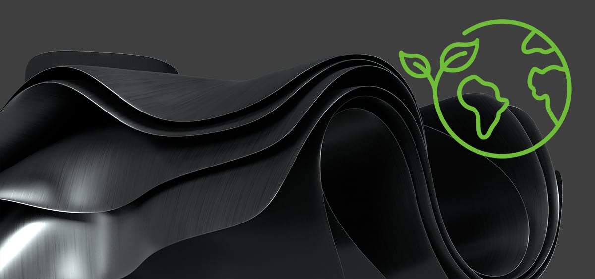 Green sustainable rubber for reduced carbon footprint